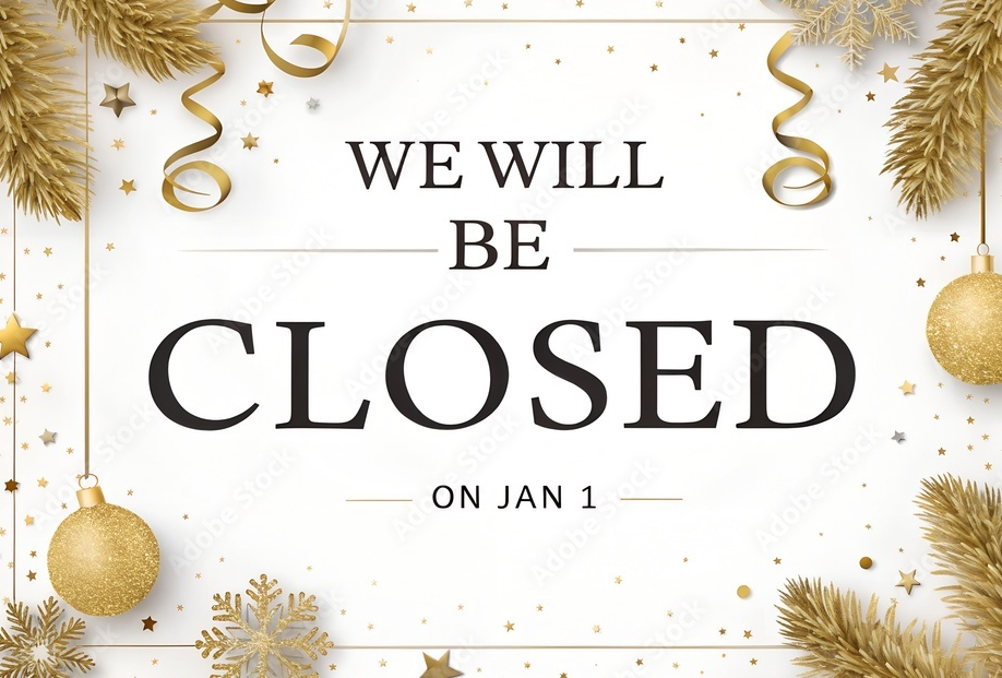Closed January 1st - City of Cornelia